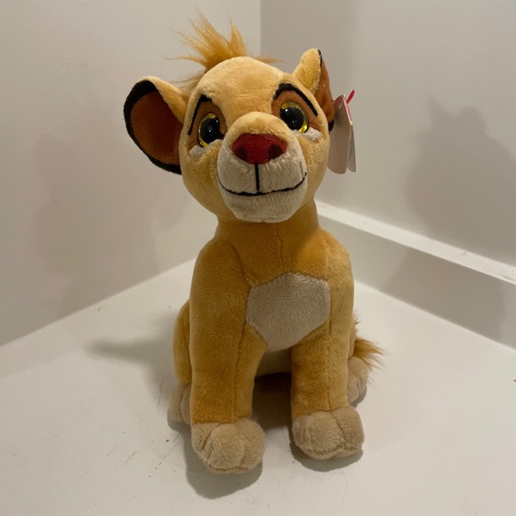 Toys | Ty Beanie Baby 8 Simba The Lion King Disney Plush Animal Toy ...